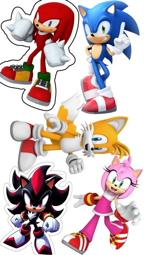 Sonic Cake Topper Free Printable