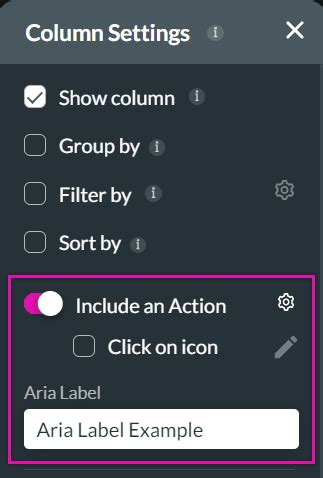 Aria Label Support Titan