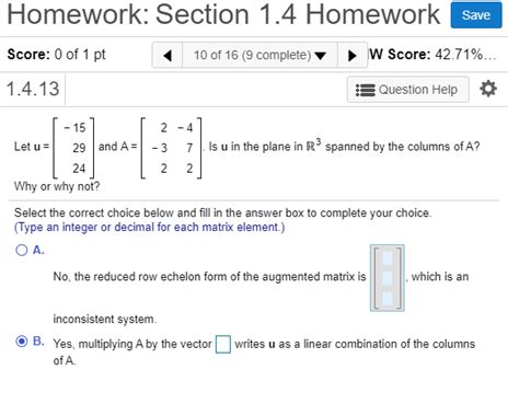 Solved Homework Section 1 4 Homework Save Score 0 Of 1 Pt