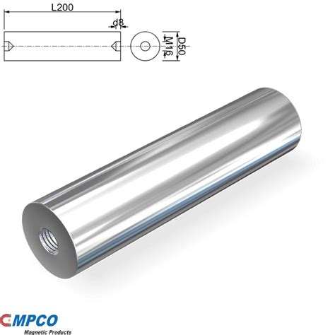 Separator Bar Tube Magnets Φ50mmx200mm