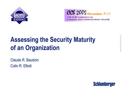 Security Maturity Assessment Ppt