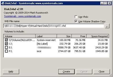 Disk2vhd Hyper V Die Erstellte Maschine Bootet Nicht