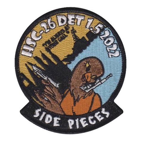 Hsc 26 Det 1 Side Pieces Patch Helicopter Sea Combat Squadron Hsc 26 Det 1 Side Pieces Patch Helicopter Sea Combat Squadron