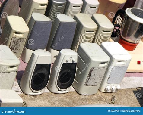 Computer Speakers Stock Image Image Of Accessories Multimedia 4923785