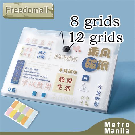 8 12 Pockets A4 Long Expanding File Folder Clear Book Long Clear Folder Waterproof Receipt