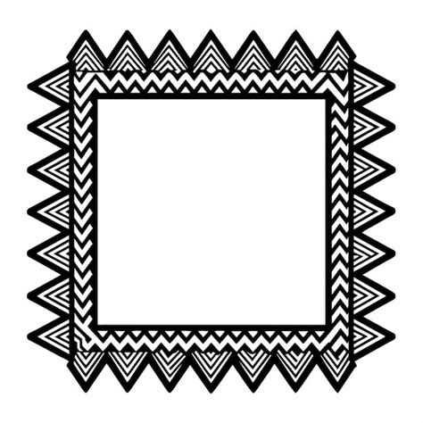 Premium Vector Rectangle Shape Colorful Frame