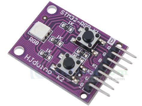 Rgb Led Driver Module 2bit Button Controller Pwm Programmable Led Lamp Led Module Arduino