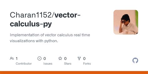 Github Charan1152 Vector Calculus Py Implementation Of Vector
