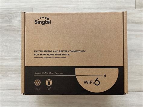 Singtel Wi Fi 6 Mesh Extender Computers And Tech Parts And Accessories Networking On Carousell