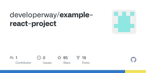 GitHub Developerway Example React Project