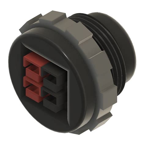 Anderson Powerpole Chassis Mount For 2 Stacked Connectors By Rob