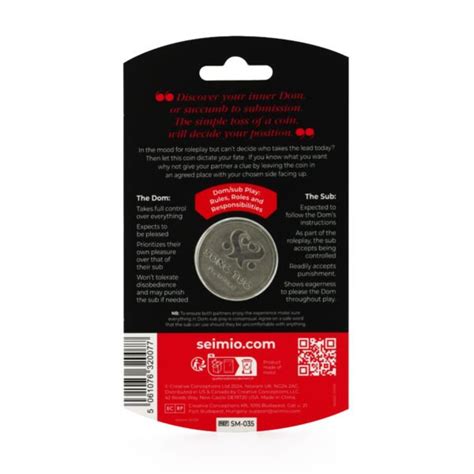 Sei Mio Sono Tuo Stainless Steel Coin Lustery Sex Toys Uk