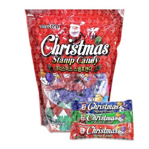 크리스마스 스탬프 캔디 1064g 1봉지 70개 홈플러스 택배배송