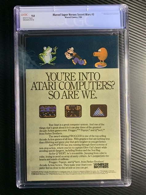 Marvel Super Heroes Secret Wars 3 Cgc 98 1st Volcana And Titania She