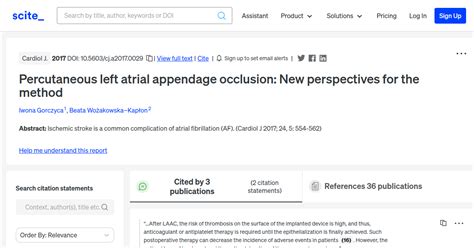 Percutaneous Left Atrial Appendage Occlusion New Perspectives For The Method