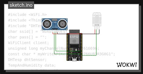 Dht Sensor Wokwi Esp32 Stm32 Arduino Simulator