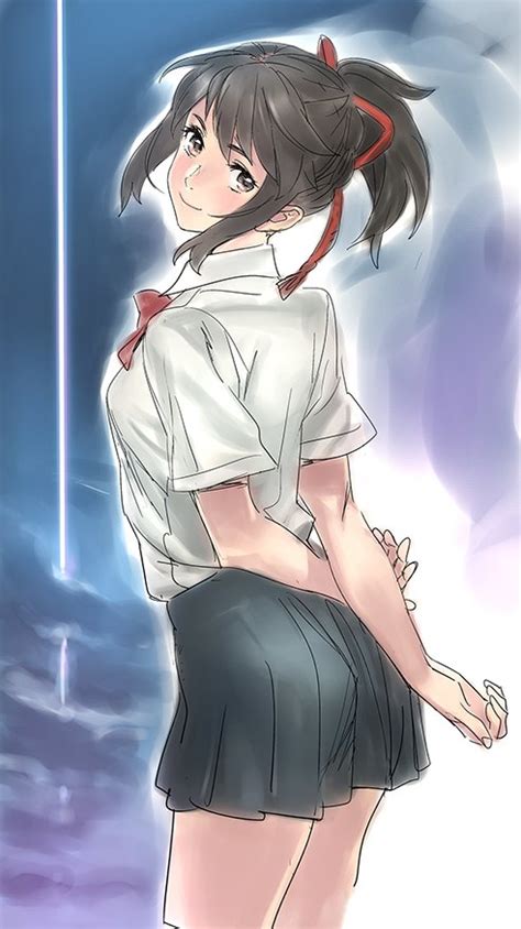 Miyamizu Mitsuha Kimi No Na Wa Drawn By Nishieda Danbooru