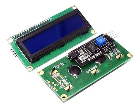 Display Lcd x Módulo I c Serial Soldado Para Arduino Nf