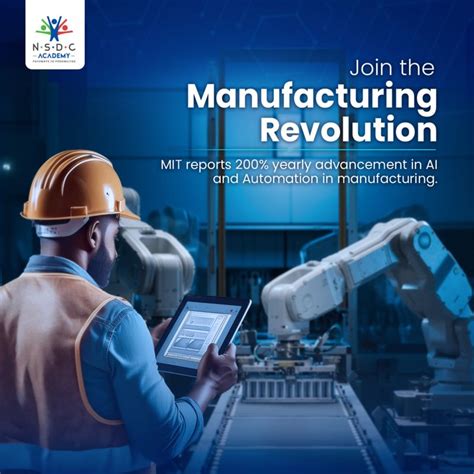 Nsdc Academy On Linkedin Nsdc Nsdcacademy Manufacturing Ai