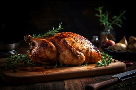 Roast Chicken Rosemary Generate Ai 3498605