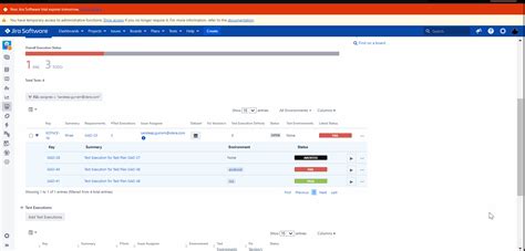 XRAY 9138 When Selecting The Test Environment As Empty In The Test Plan Screen The Results