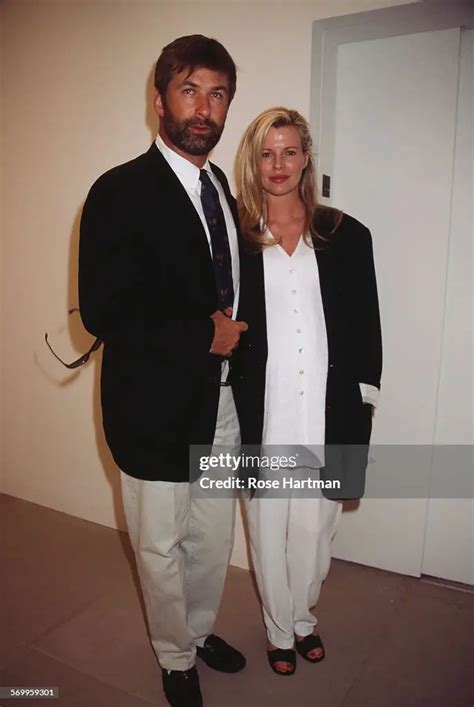 American Actors Alec Baldwin And Kim Basinger Usa Circa 1995 Kim