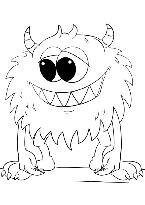 Printable Monster Coloring Pages Web Free Coloring Pages To Download
