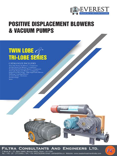 Everest Blowers M5125 Technical Specs Gadrawingw Filtra Pdf Pump