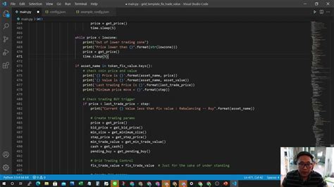 Python For Trading Grid Trading Code Explained Youtube