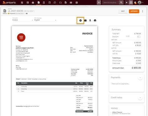 How Can I Set To Display Vat Amount For Each Billed Item