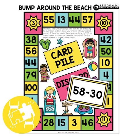 Lucky To Learn Math 1st Grade Lesson 414 Subtract Multiples Of Ten Collaboration Bump