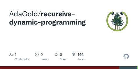 Github Adagoldrecursive Dynamic Programming