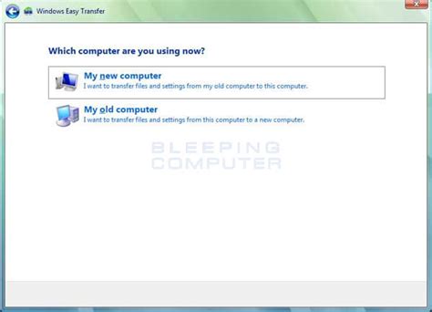 Using Windows Easy Transfer To Transfer Your Data To A New Computer