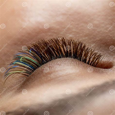 Eys With Color Long Eyelashes Eyelash Extension In Colors Lashes