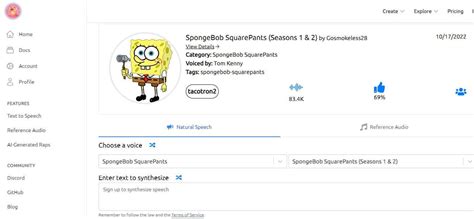 2025 List Of Best 7 Spongebob Voice Generators