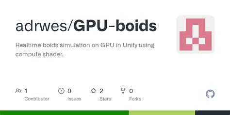Github Adrwesgpu Boids Realtime Boids Simulation On Gpu In Unity