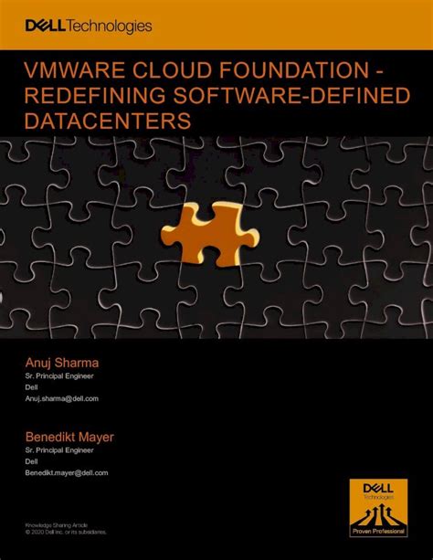 PDF VMWARE CLOUD FOUNDATION REDEFINING SOFTWARE Architecture