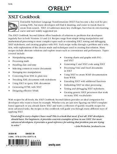 XSLT Cookbook Solutions And Examples For XML And XSLT Developers 2nd