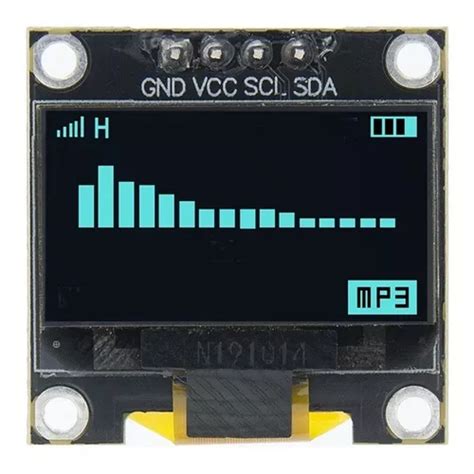 Display Oled 096 Azul Gráfico I2c 128x64 Arduino Parcelamento Sem Juros