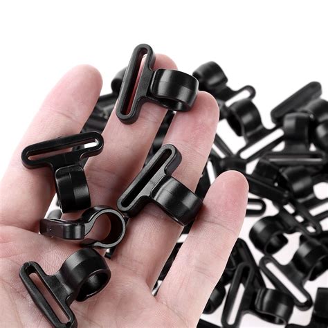 50pcs 25mm Plastic Webbing Hooks Buckles Hooks Ten Grandado