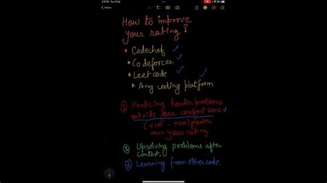 Tips To Improve Your Rating In Codechefcodeforces Leetcode Or Any