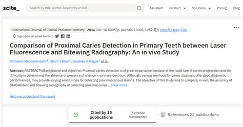 Comparison Of Proximal Caries Detection In Primary Teeth Between Laser Fluorescence And Bitewing