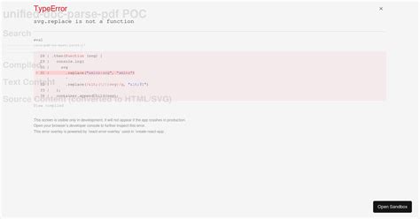 Unified Doc Parse Pdf Svg Multiple Pages Forked Codesandbox