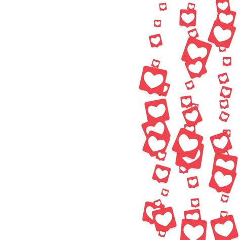 소셜 미디어 아이콘 분홍색 사각형의 ⁇ 색 심장과 함께 네트워크 알림 앱 애플리케이션 마케팅 Smm Ceo 웹 인터넷 애널리틱스 비즈니스에 대한 소셜