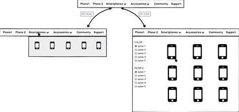 Interaction Design Desktop Website Navbar How To Communicate That
