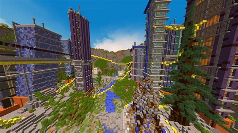 🏗️futuristic Spawn Minecraft Map