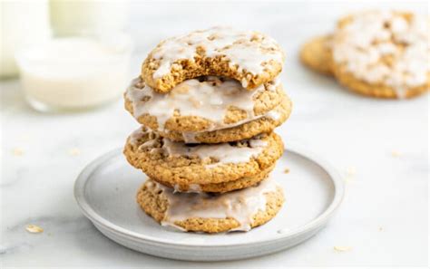 Iced Oatmeal Cookies The Stay At Home Chef