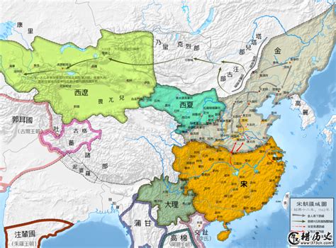 绍宋西夏地图 西夏北宋辽金 北宋西夏横山 第3页 大山谷图库