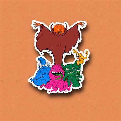 Samhain Ghostbusters Cartoon Inspired Halloween Waterproof Vinyl Sticker For Scrapbook
