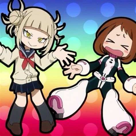 Himiko Toga And Ochaco Uraraka My Hero Academia Manga Character Art Anime Characters